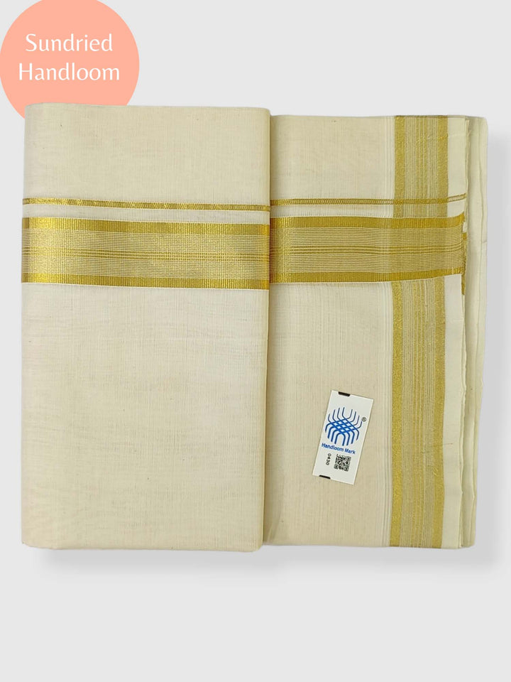 Kerala Kasavu Mundu for Men-Orginal Handloom Mundu – Keraloom