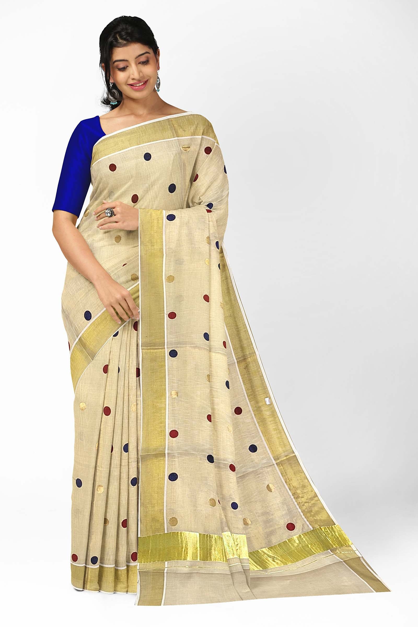 Pure Cotton Kerala Saree| Kerala Traditional Dress – Keraloom