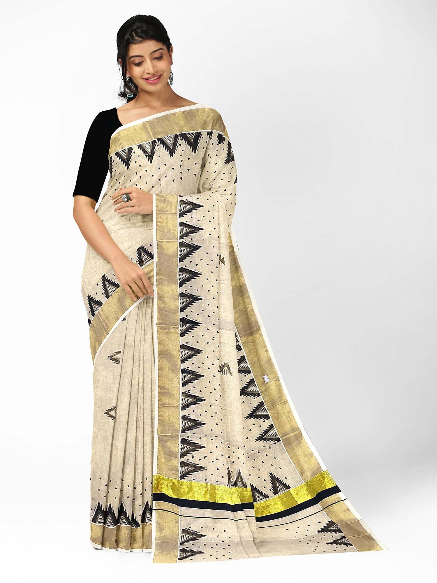 Pure Cotton Kerala Saree| Kerala Traditional Dress – Keraloom