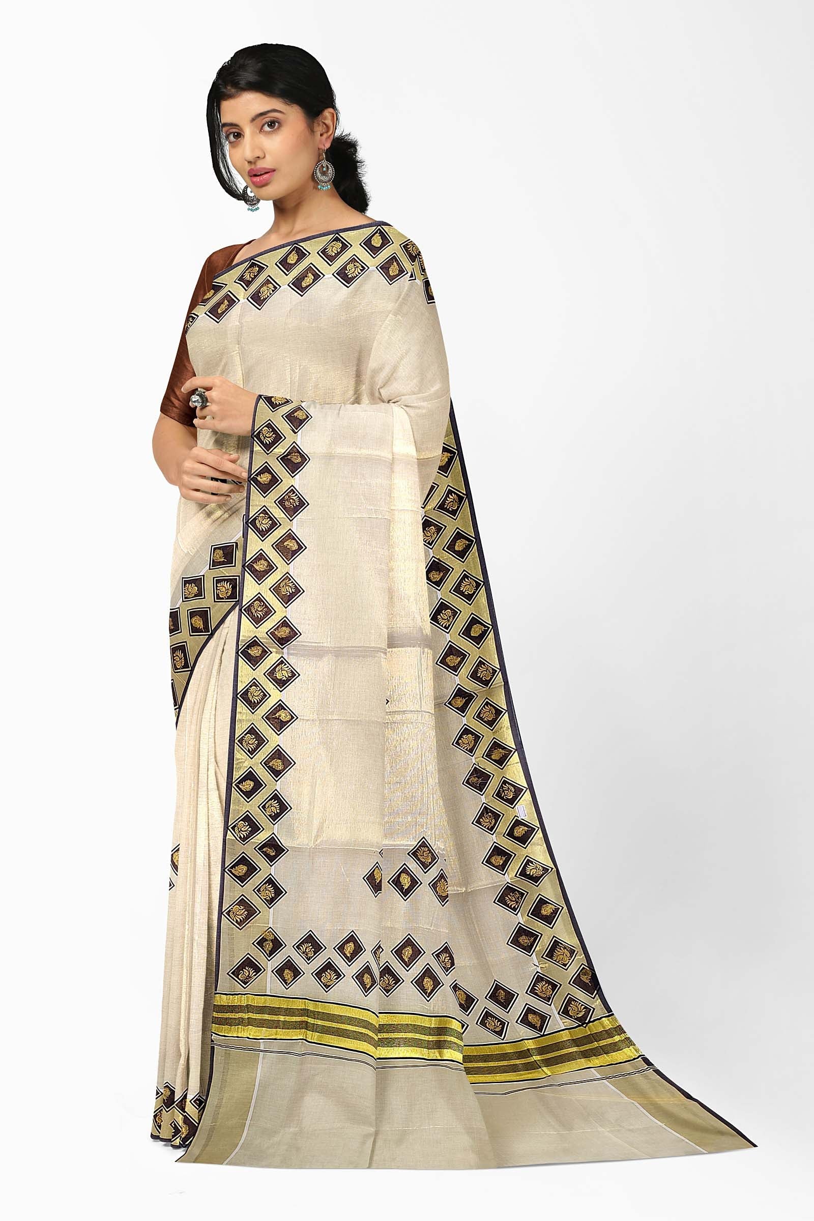 Pure Cotton Kerala Saree| Kerala Traditional Dress – Keraloom